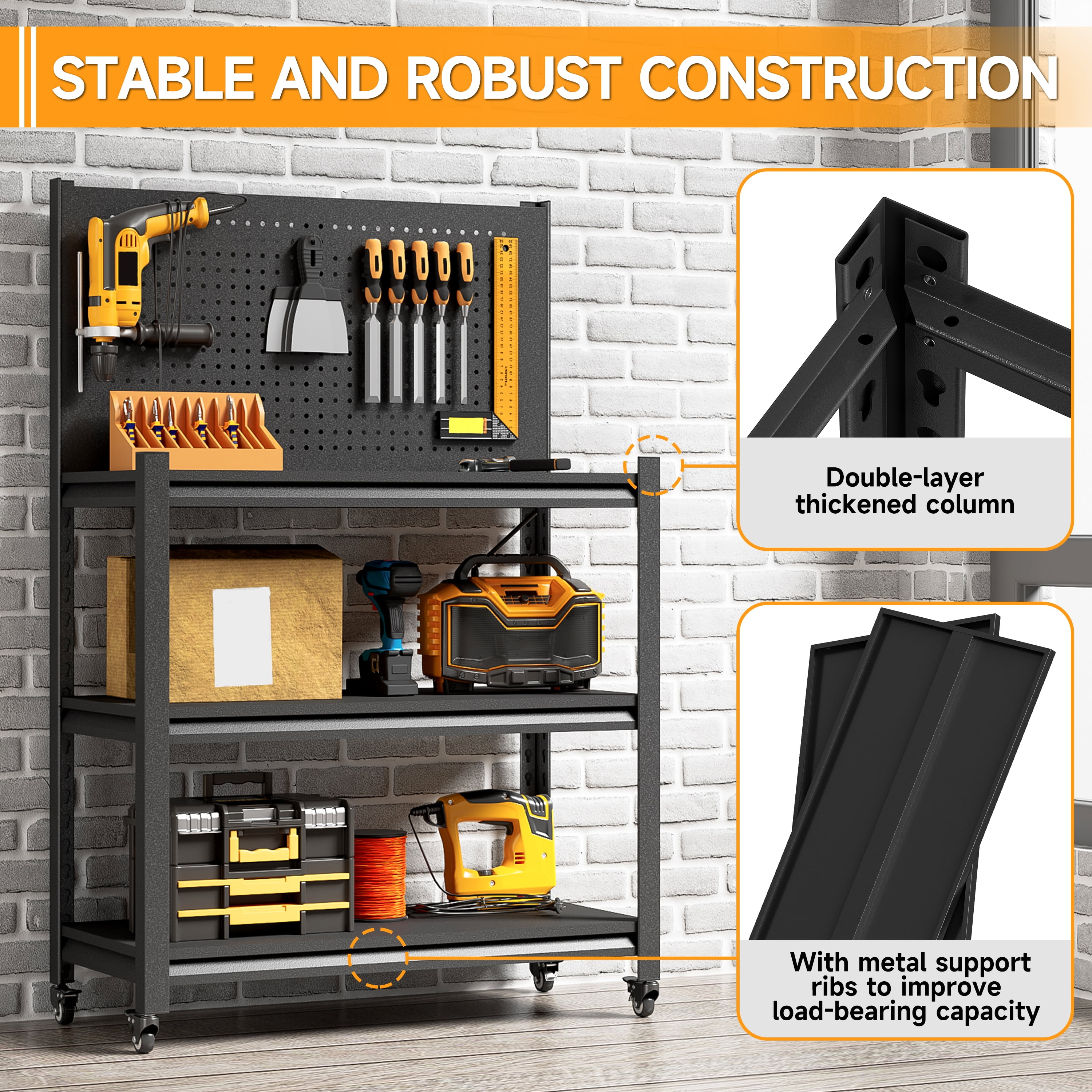 Mechanic Organizer Ferreteriai Mobile Workbench With Power Outlets ...