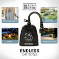 Black + Decker Outdoor Grounded Electric Power Timer with 3 Outlets and ...