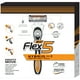 BIC Flex 5 Hybrid Mens Razor, 2 handle and 12 Razor Cartridges Refill ...