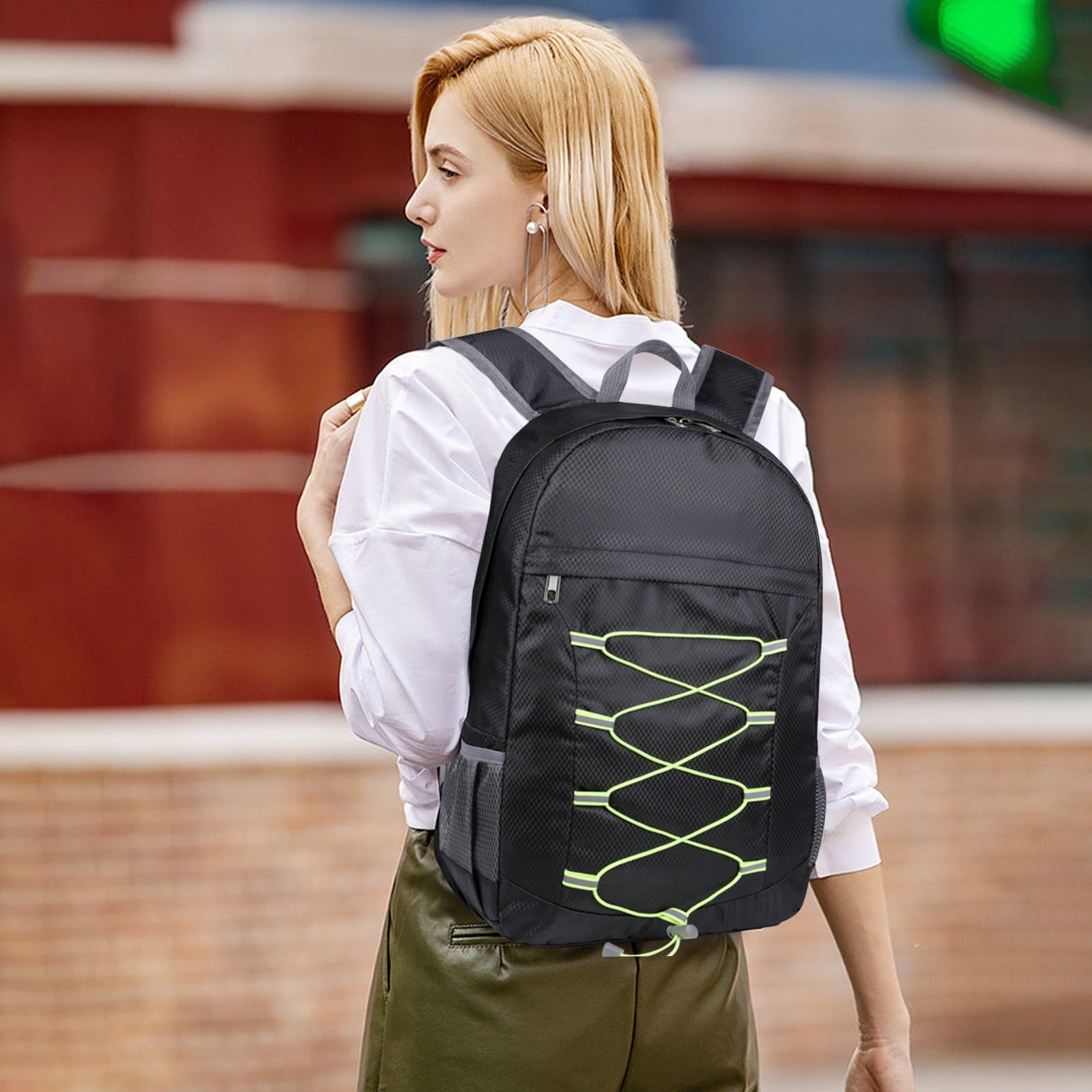 Click here for Discount Qaailabf Travel School Hiking Backpack La... prices