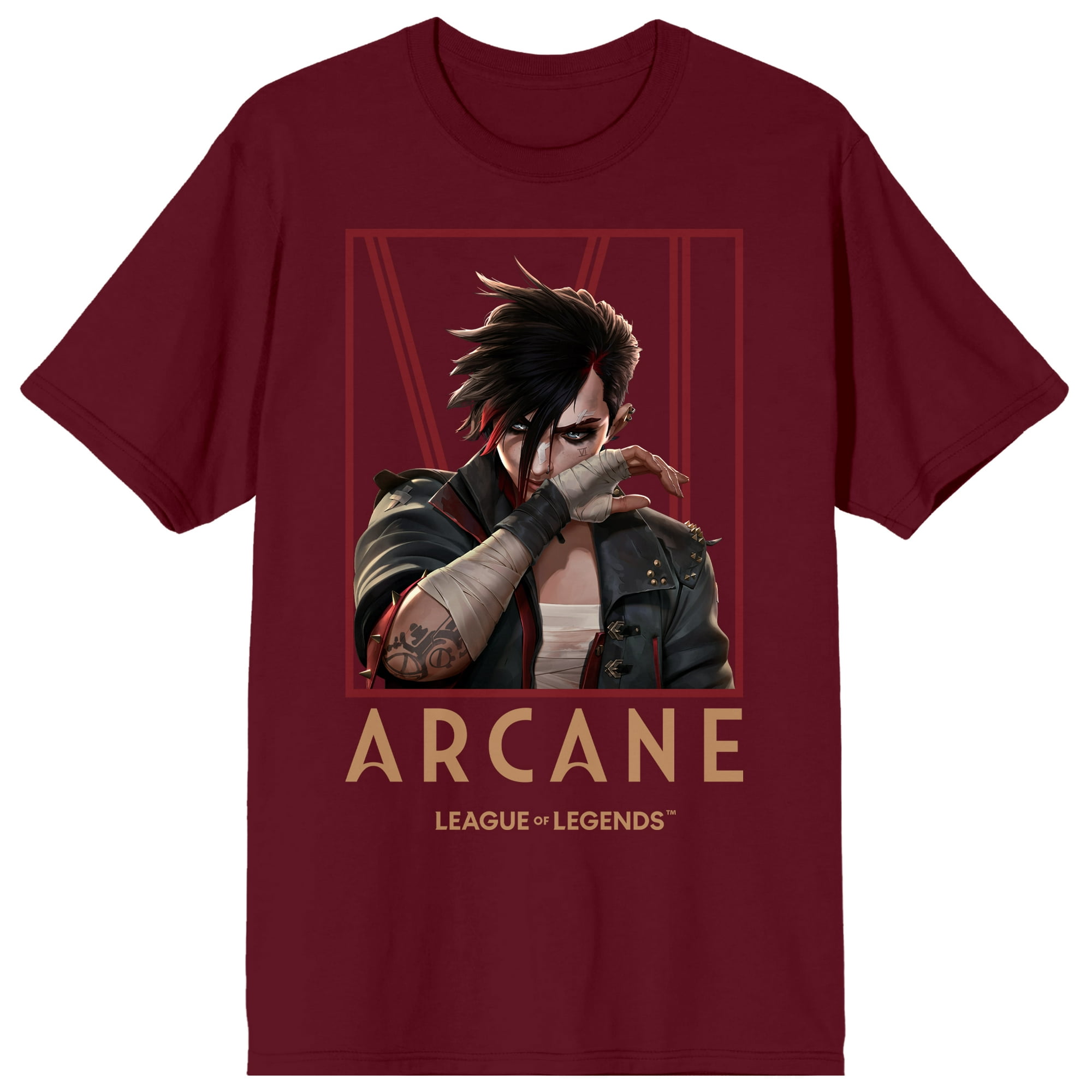 Click here for Bioworld Arcane League Legends Adult Maroon Crew N... prices