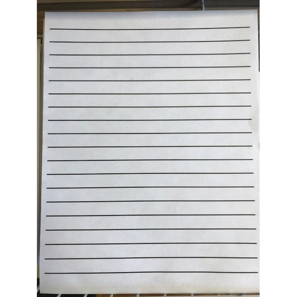 Bold line writing paper 1/2" apart - Walmart.com