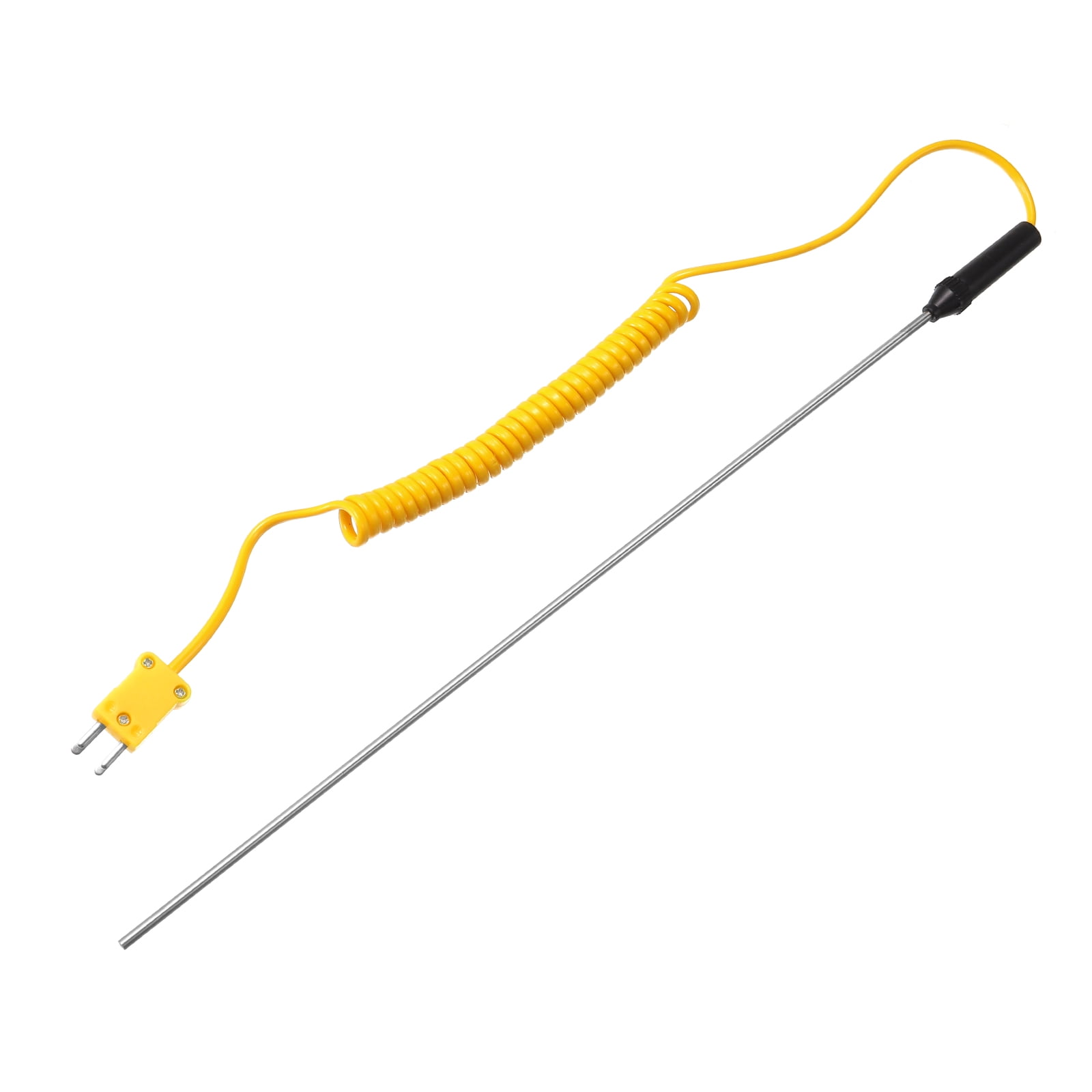 Surface Thermocouple 12" Probe K Type Coiled Wire 50 to 650C for ...