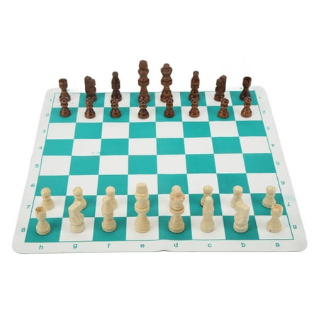 International Chess, Felt Bottom 32 Pieces Moderate Size Chess Set ...