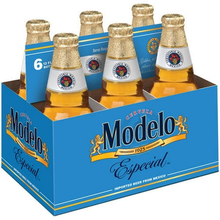 Modelo Especial Beer, 6 pack, 12 fl oz - Walmart.com