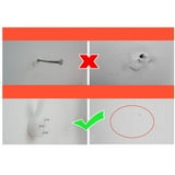 60 Pieces Invisible Hooks Picture Hanging Hanger Photos Mirror Hooks in ...
