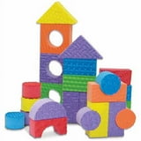 Edushape 716080 Textured Blocks - Set Of 80 - Walmart.com
