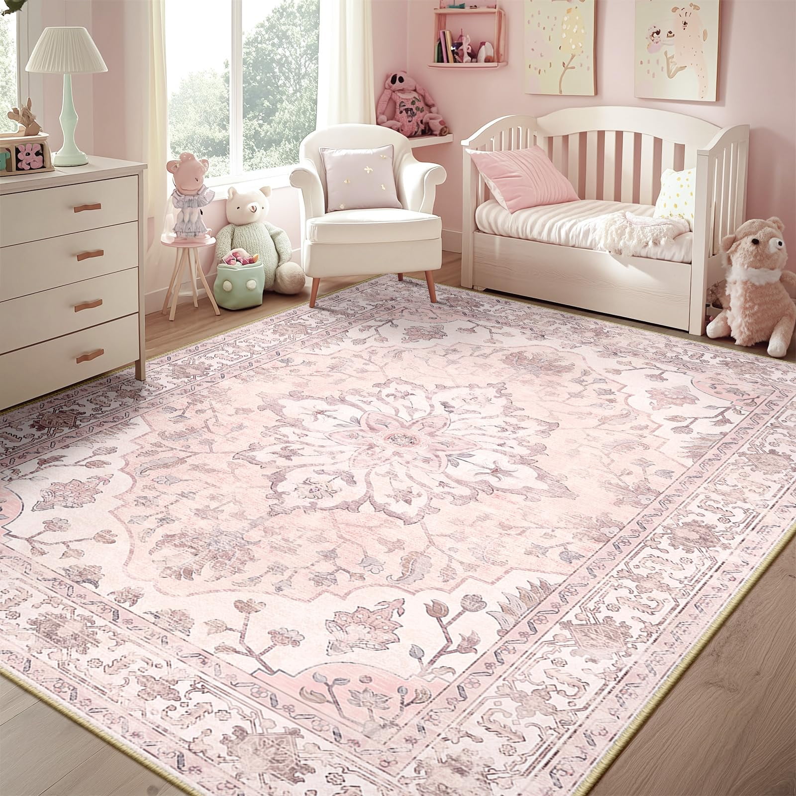 Click here for Releany Area Rug 5x7 Washable Rugs For Living Room... prices
