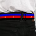 Buckle-Down Belt, Seatbelt Buckle Belt, Flag Polyamorous Pi Symbol Blue ...
