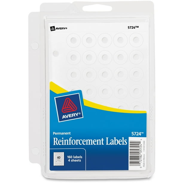 Avery® Reinforcement Label with Binder Clip - Walmart.com