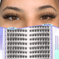 C-Curl Lash Clusters 7-14mm – Natural Cat Eye Eyelash Extensions, DIY ...