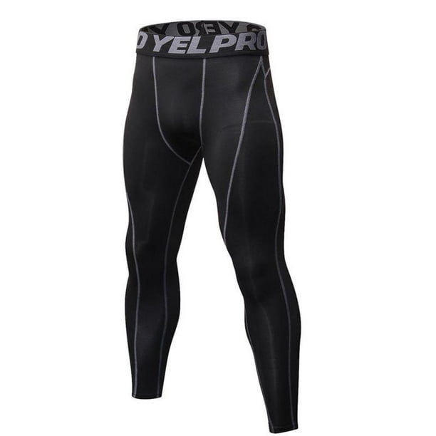 Mens Athletic Compression Pants Baselayer Quick Dry Sports Running Gym