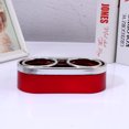 1Pc Beverage Holder for Car Red Multi Function Durable Plastic Double ...