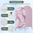 Blush Fronds Arch Backdrop Cover 4 FT, Rustic Rose Pink Leaf Plant ...