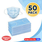 McSimon Disposable Kids Face Mask, 3-Ply, Lightweight, Breathable ...