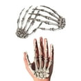 1 Pairs Skeleton Hands Realistic Human Hands For Party Scary Props For ...