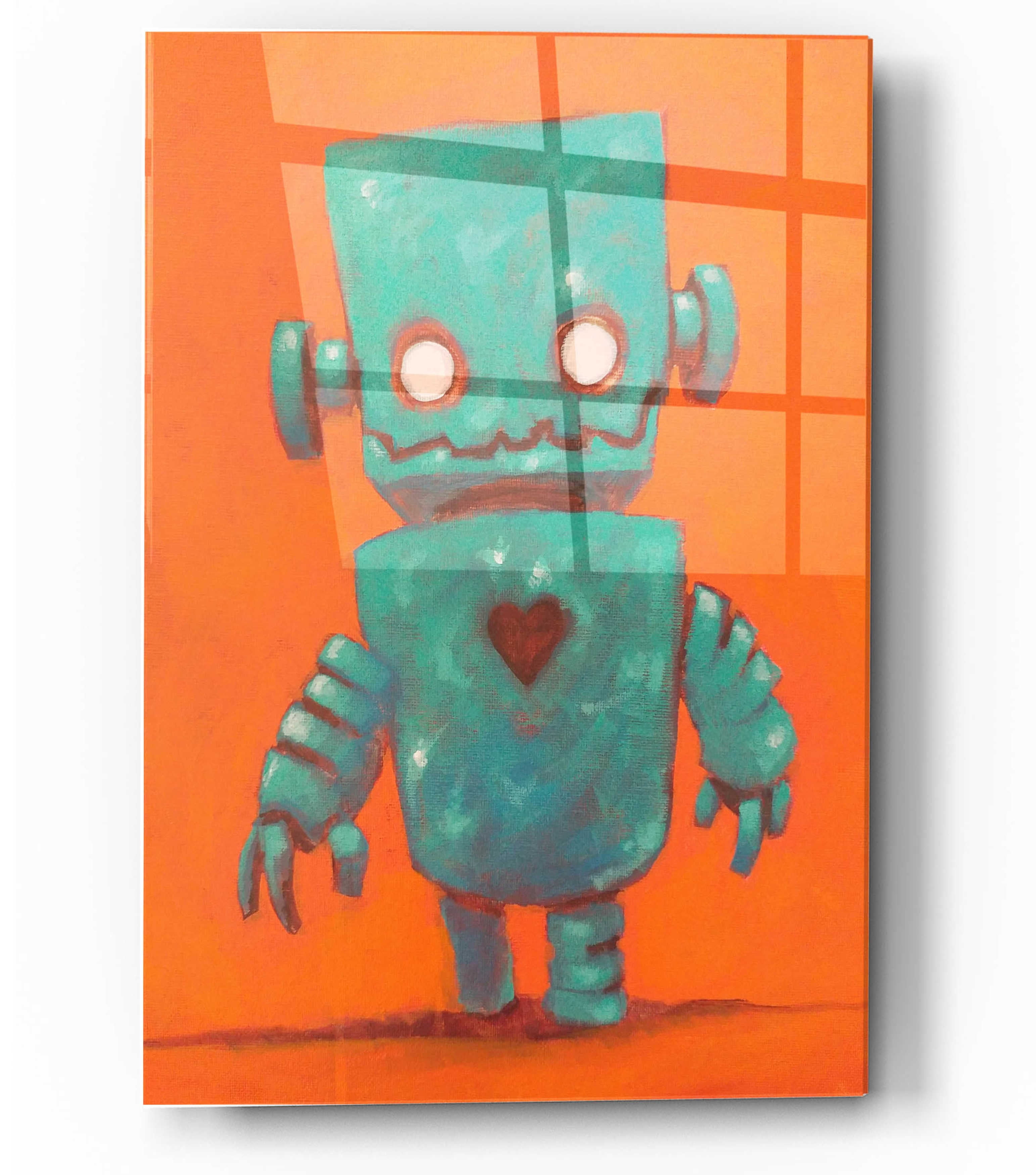 Epic Art 'Frank-o-bot' by Craig Snodgrass, Acrylic Glass Wall Art, 12 ...