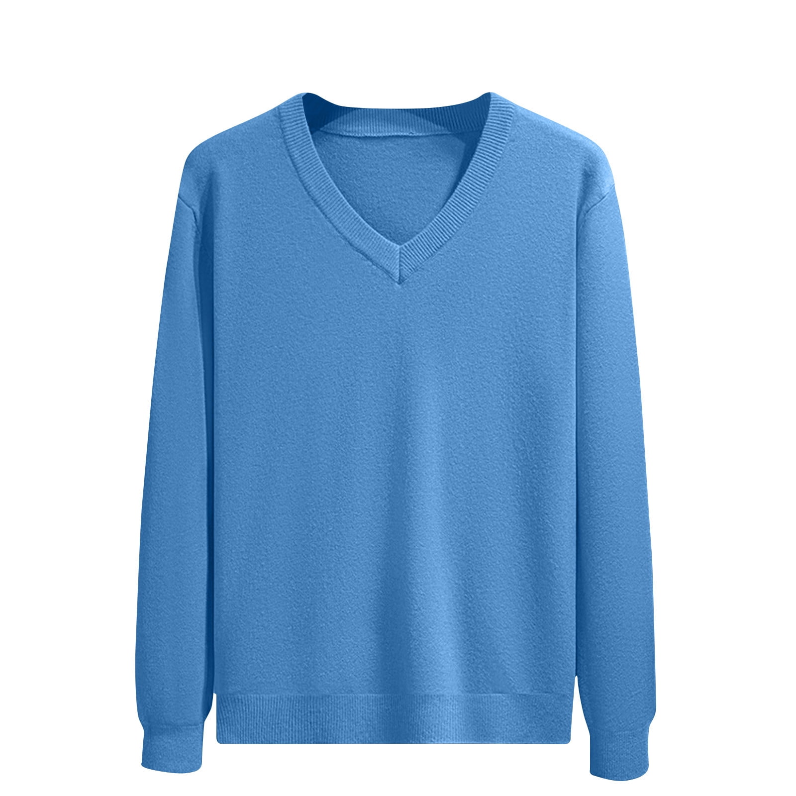 Click here for Cfhntfmh Mens V Neck Sweaters Fashion Long Sleeve... prices