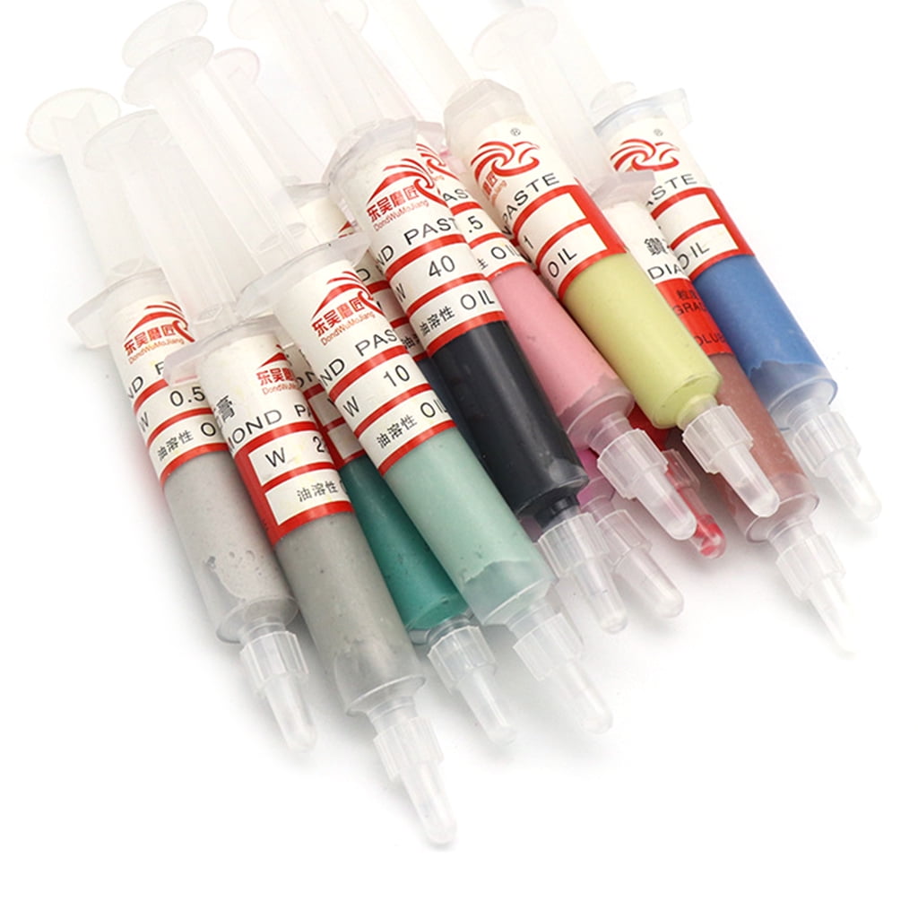 Buy TONKBEEY 12 Colors Lapping Paste Compound 12 Pieces 5 Gram Metal ...