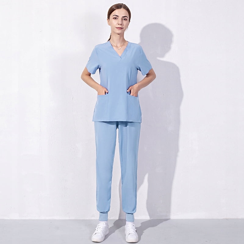 Medical Uniform Suit,SKU03831-Blue-S - Walmart.com