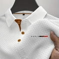 Qwertyu Breeze Capri Polo Shirts for Men Beer Belly Collared Waffle ...