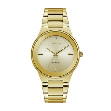 Caravelle Men's Classic Stainless Steel Silver-Tone Watch 43B158 ...