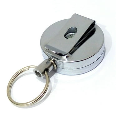 Compact Key Chain Organizer With Leather Strap, Smart Key Ring Holds 8 ...