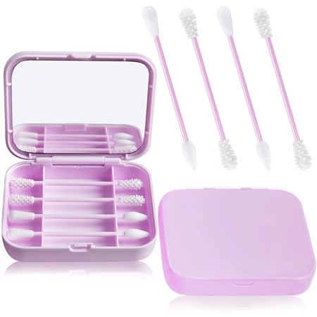 4 Count Reusable Silicone Cotton Swabs Portable Last Swab for Ear ...