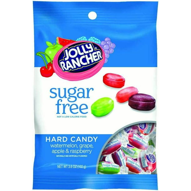 JOLLY RANCHER Sugar Free Hard Candy in Assorted Fruit Flavors 3.6oz ...