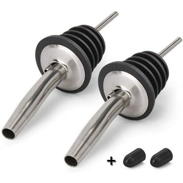 LanMa Wine Pour Spouts Set Stainless Steel bottle spout and Olive Oil ...