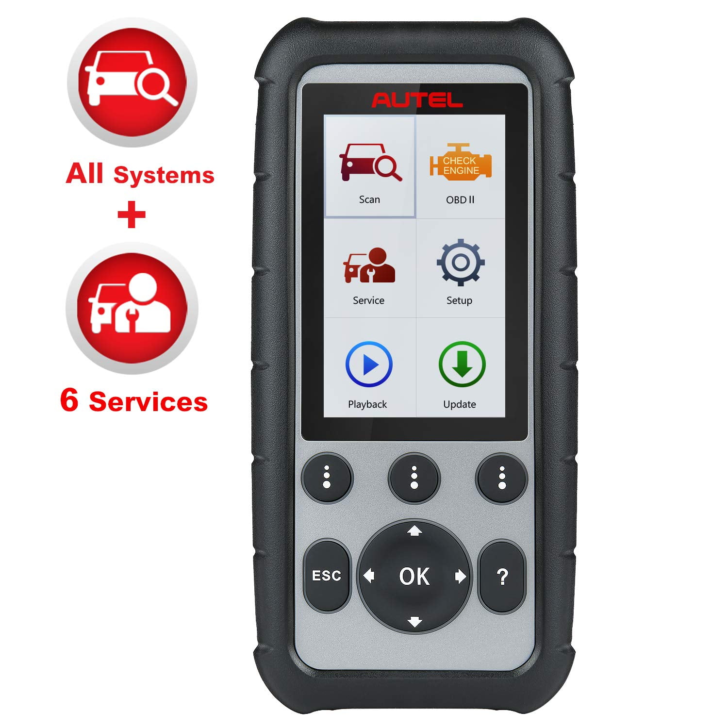 Autel MaxiDiag MD806 Pro OBD2 Scanner Car Diagnostic Scan Tool with All ...
