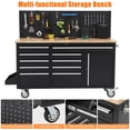 BouPower 61 Inch 10 Drawer Rolling Tool Chest, Heavy Duty Garage ...