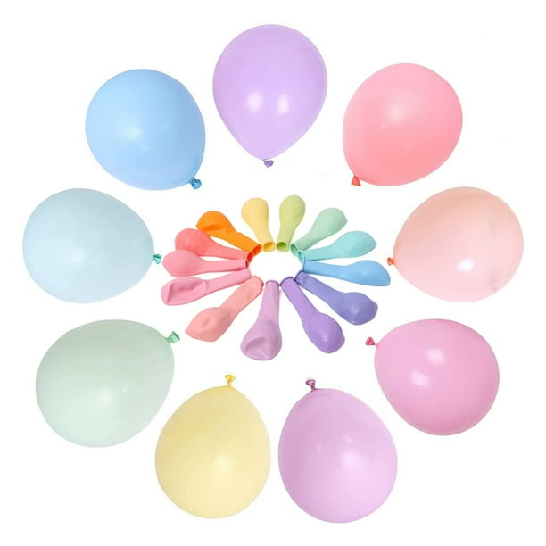 Colorful balloons, 100 pieces of colorful balloons, birthday balloons ...