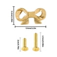 Brass Dressers Knob Unique Kitchen Cabinet Door Handle Wardrobe Pulls ...
