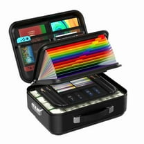 MUTAK Fireproof Document Box, Hard Case Fireproof Box with Lock ...