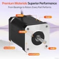 3Pack Nema 17 Stepper Motor 1.8‌°‌ 2 Phase High Torque 0.84Nm(118.95oz ...