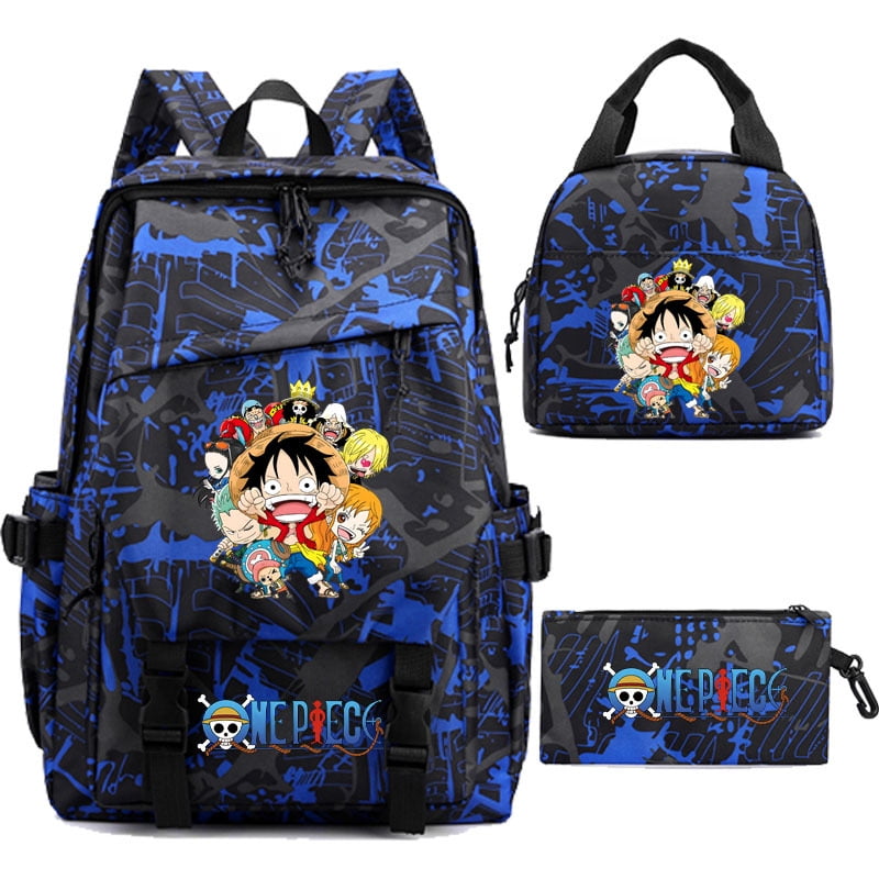 Click here for Yy One Piece Luffy Student Schoolbag Three-Piece G... prices