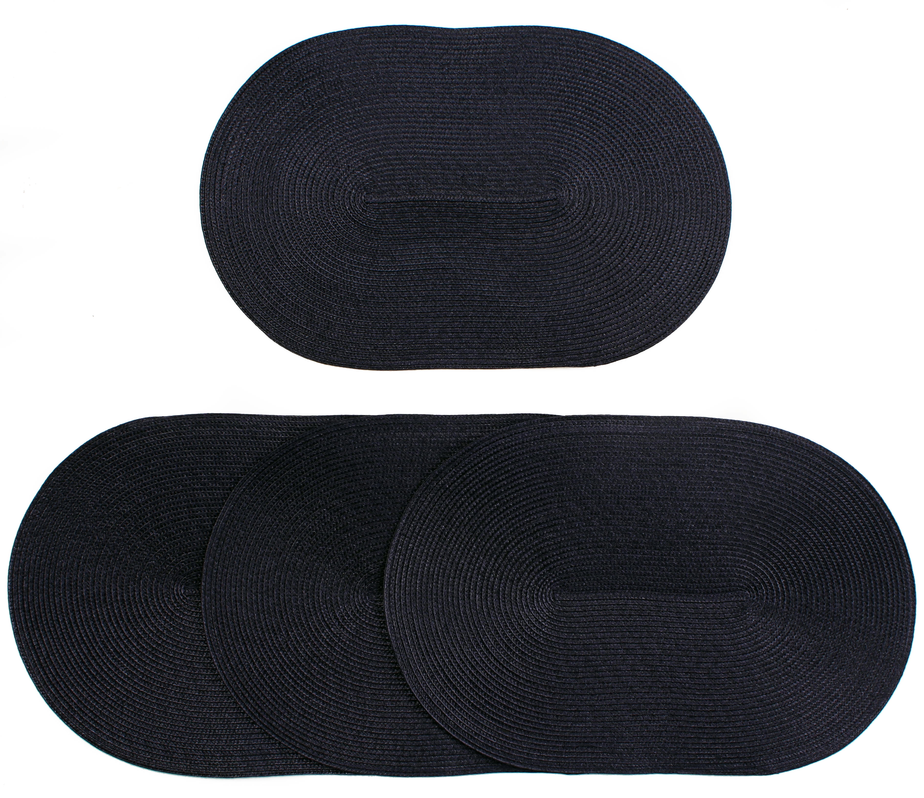 Venice Collections London Woven Spiral Table Placemats 16.9 X 13 Inches ...