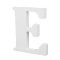 Cousin DIY 3" White Wood Letter E - Walmart.com