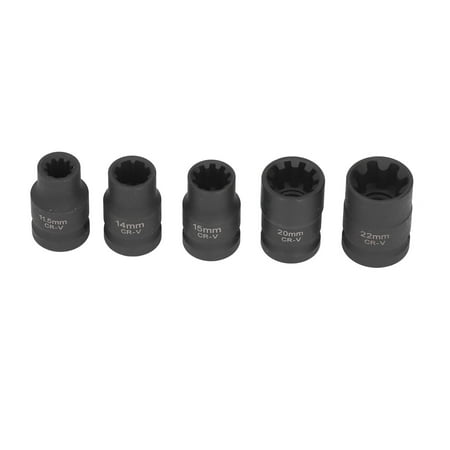 Brake Caliper Socket Set,5 Pcs Black Brake Car Repair Tools Brake ...
