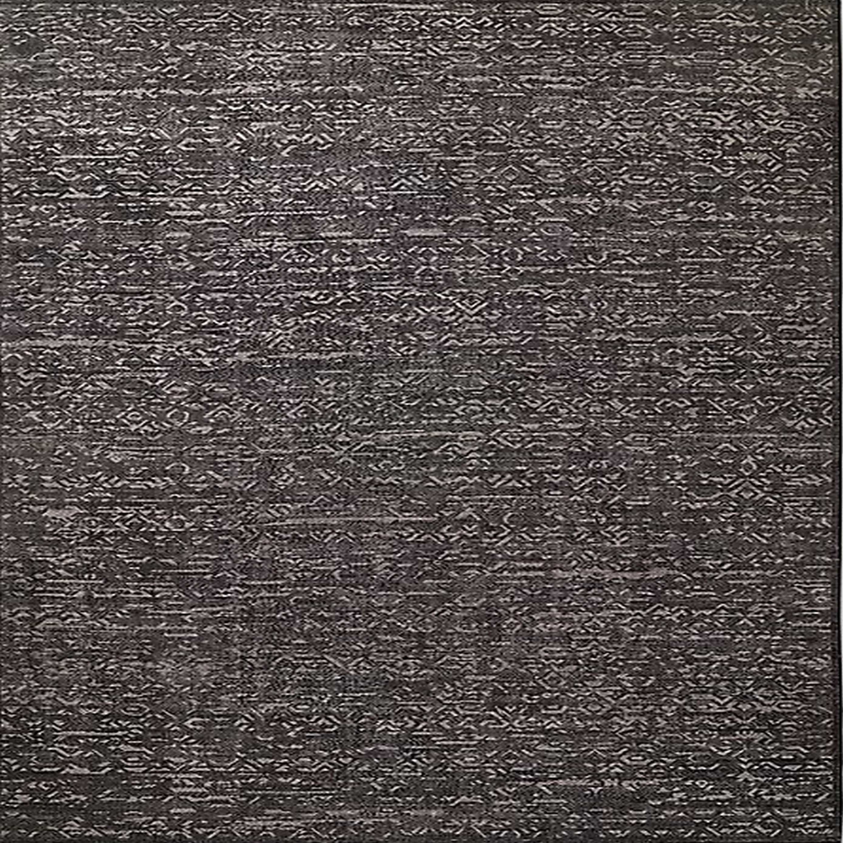 Ahgly Company Indoor Square Mid-Century Modern Mid Gray Oriental Area ...