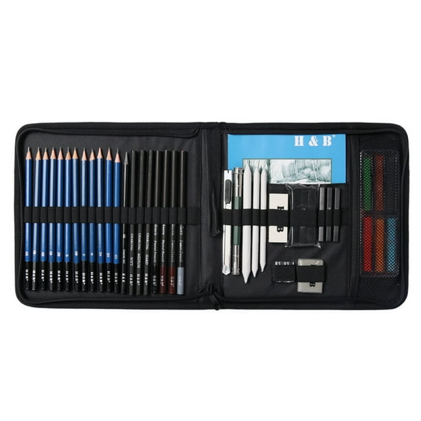H&B42 Pieces Professional Sketch Pencils Set for Drawing Sketching ...
