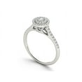 3/4 Carat T.W. Diamond 10kt White Gold Pear-Shape Composite Engagement ...