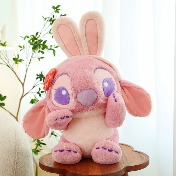 Peluche de conejo de Disney Stitch de 40 cm, diseño de orejas de conejo ...