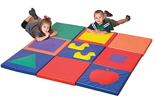Shape and Play Sensory Mat Squares - Walmart.com