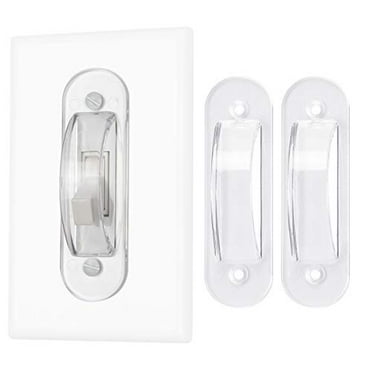 Clear Light Switch Guard / Cover (3 Pack) Toggle Style, Child-Safe ...