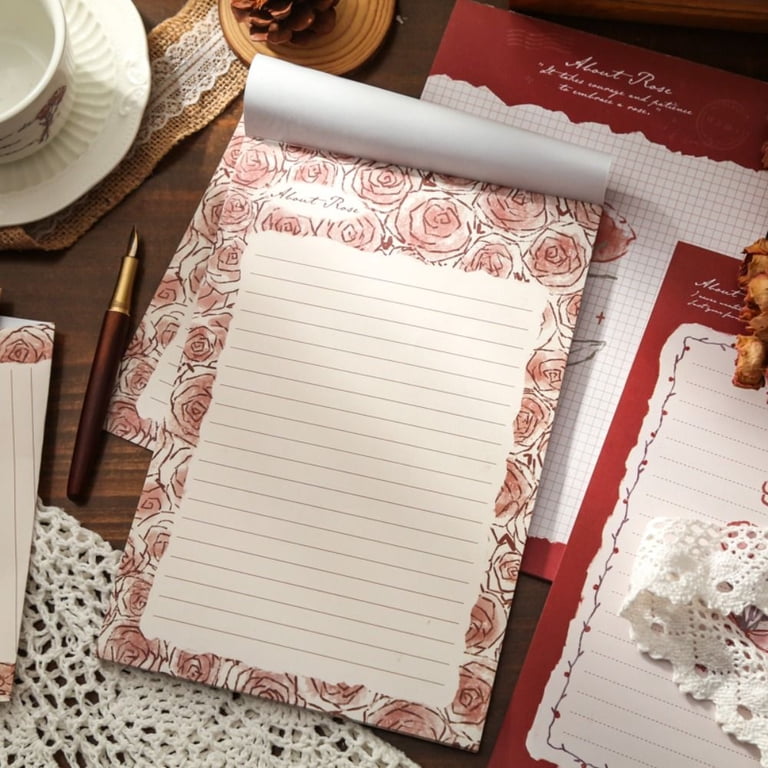 Printable Rose Stationery
