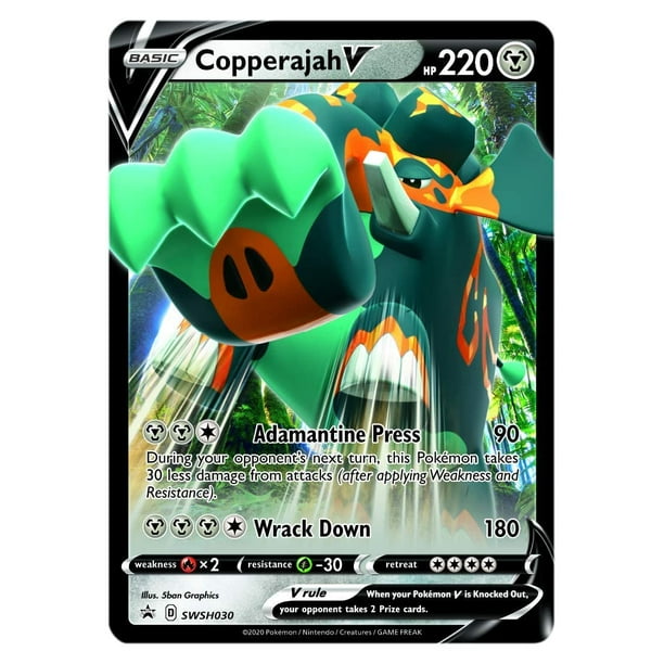 Pokemon TCG: Copperajah V Box | 1 Foil Cards | 4 Booster Packs ...