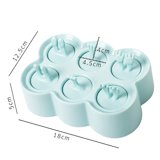 Heajfvd Shaped Ice Tray Lovely Food Grade Reused Rectangular Triangular ...
