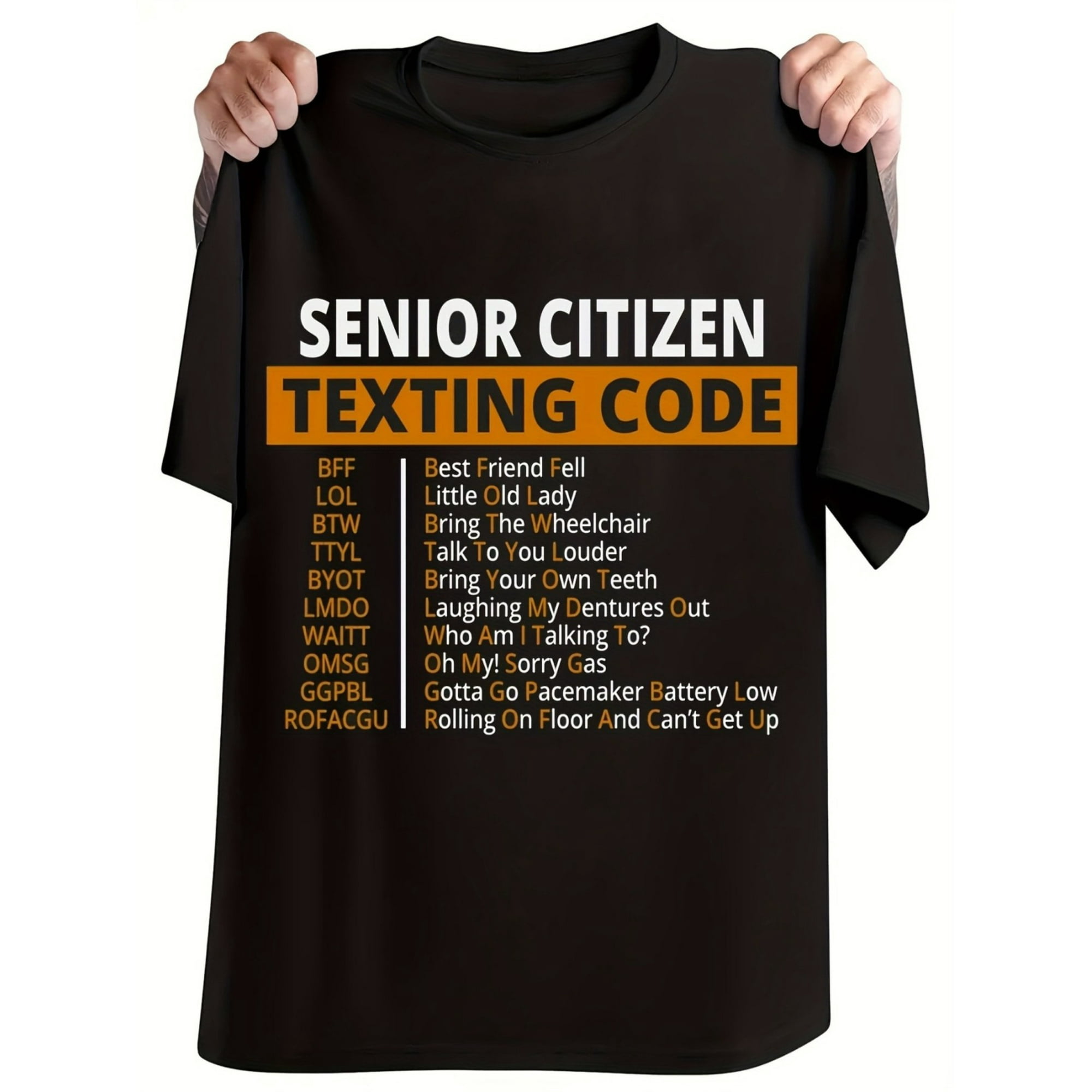 Click here for Generic Senior Citizen Texting Code Humorous Mens... prices